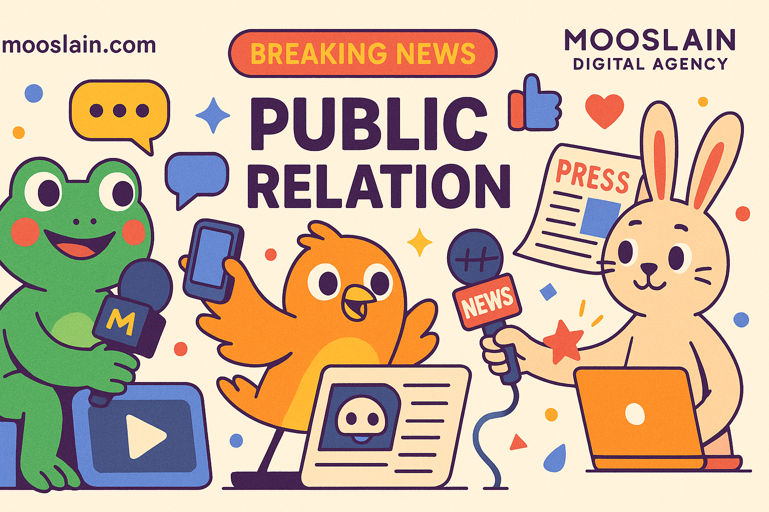 Public Relations Services | Mooslain Digital Agency - Mooslain.com